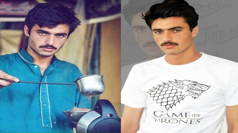 Pakistani 'chai wala' turns model