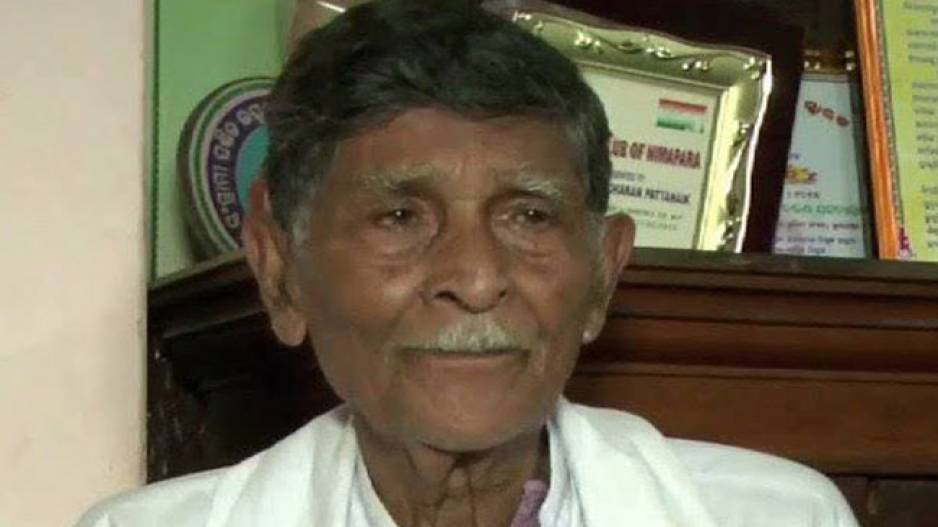 Freedom fighter Rajya Sabha member Padma Shri Bhabani Charan Patnaik ...