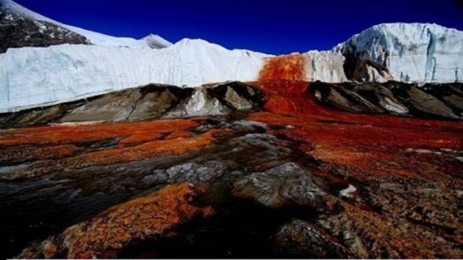 Researchers solve century-old mystery of Antarctica's red waterfall