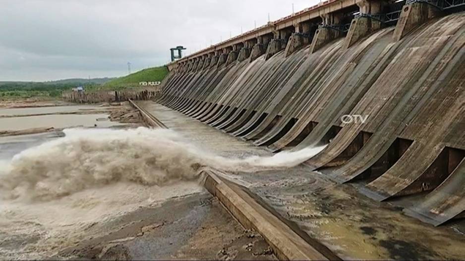 Hirakud Dam releases season s first flood water
