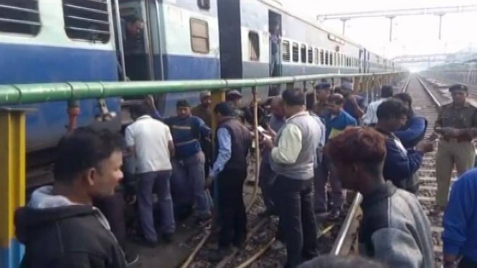 A major mishap was averted because of alert railway officials when they ...