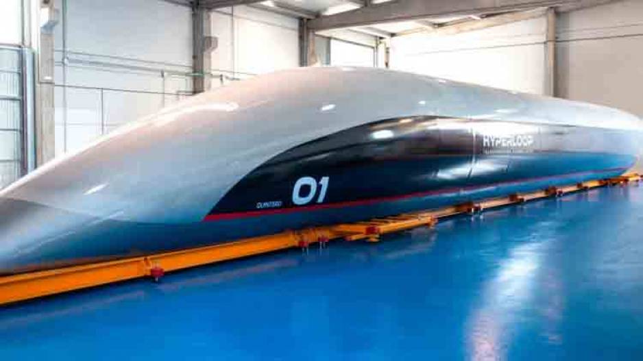 World's first full-scale Hyperloop passenger capsule unveiled