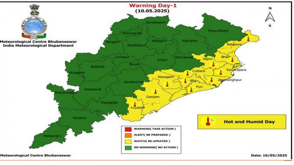 Odisha weather update: Maximum temperature to rise by 3 to 5 degree C ...