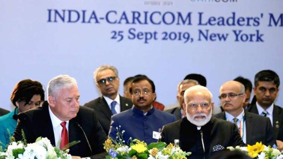 Prime Minister Narendra Modi met the leaders of the Caribbean Community ...