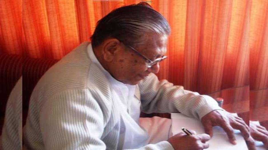 Manoj Das who was recently bestowed with Padma Bhushan on Saturday ...