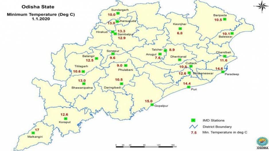 Cold wave conditions continued to prevail in parts of Odisha even as ...