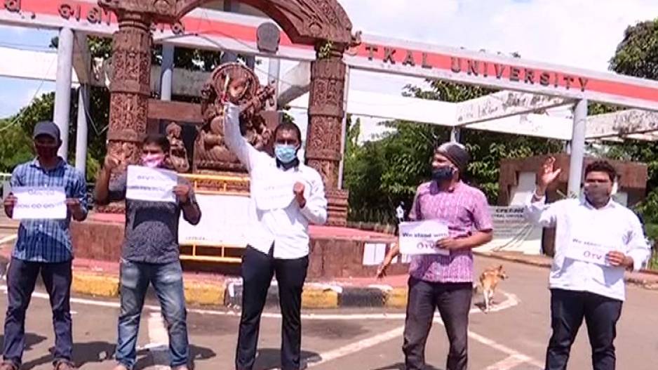Student groups at Utkal University here on Friday condemned the ...