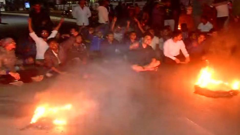 Tension erupted in the pilgrim city after two bike borne miscreants ...