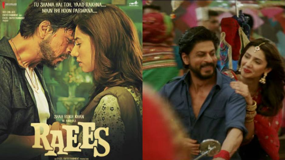 SRK gets romantic with Mahira in new Raees poster