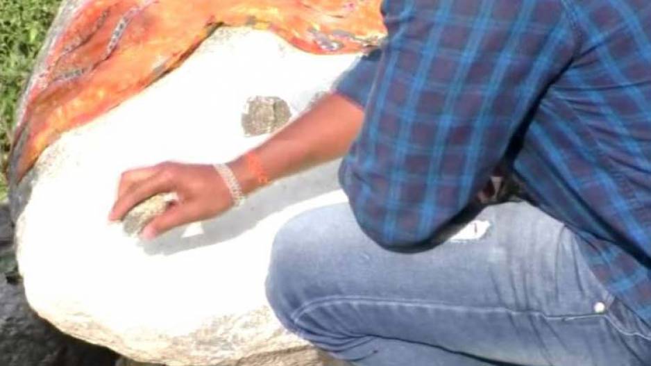 A mysterious ringing stone at Ghantasila hill near Bhagabati temple has ...