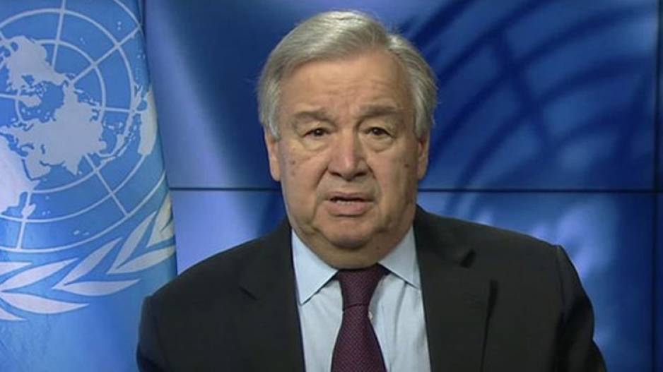UN Secretary-General Antonio Guterres called for efforts to boost women ...