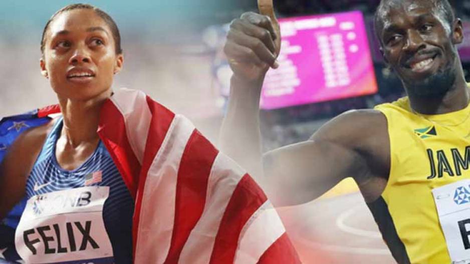 US' Allyson Felix surpassed Jamaican great Usain Bolt as the most ...