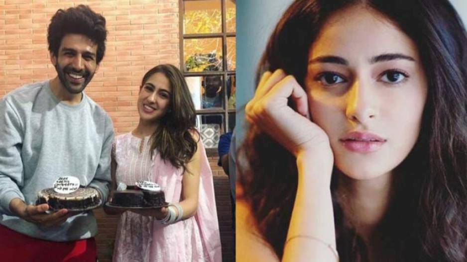 Actress Ananya Panday who is sharing screen space with Kartik Aaryan for the first time in their ...
