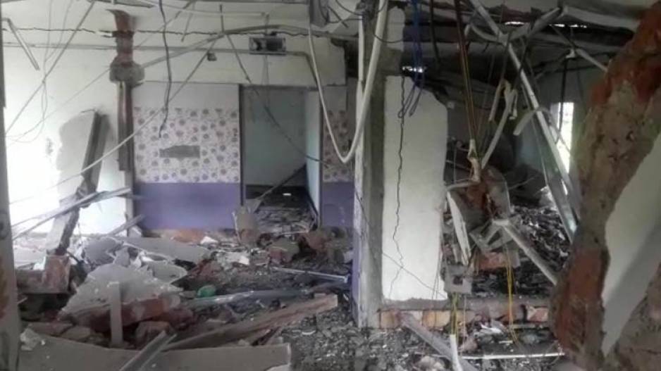 A deafening explosion ripped through a three-storeyed building at ...