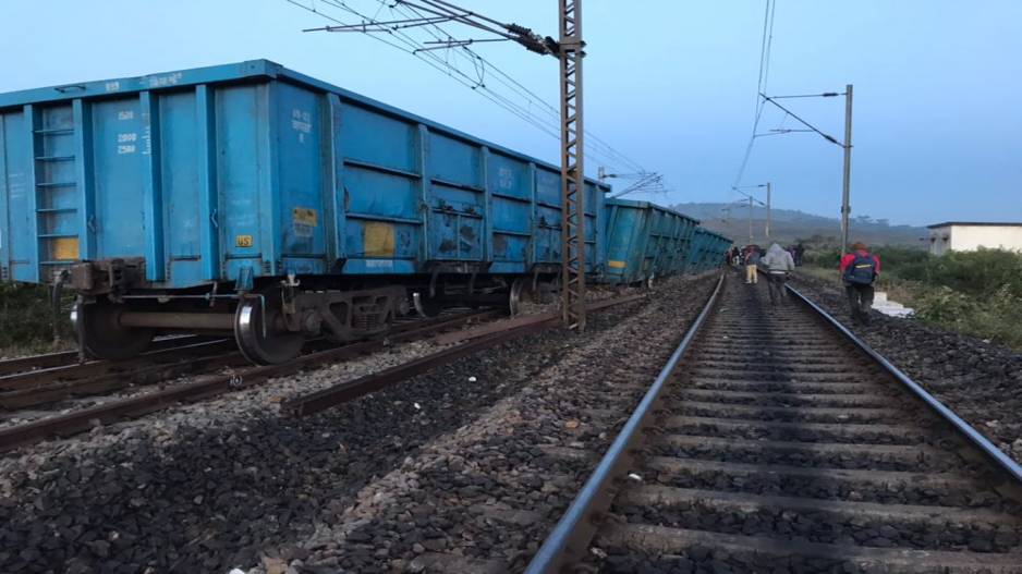 Goods train derails near Damanjodi Several trains diverted and ...