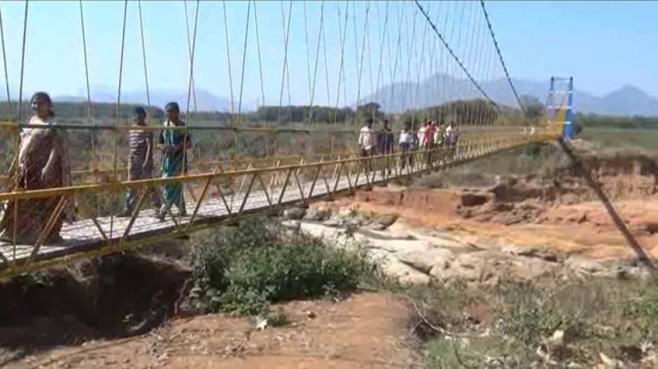 Hanging bridge in Rayagada turns into death trap for tourists