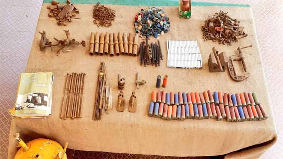 An illegal arms factory suspected to be operated by the naxals has been ...