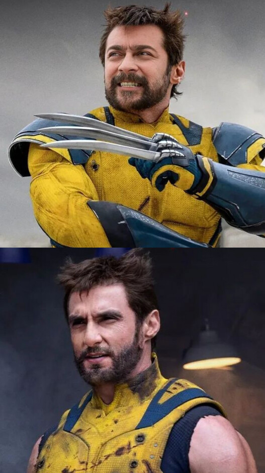AI Imagines Suriya, Ranveer Singh, Hrithik Roshan As Wolverine In ...