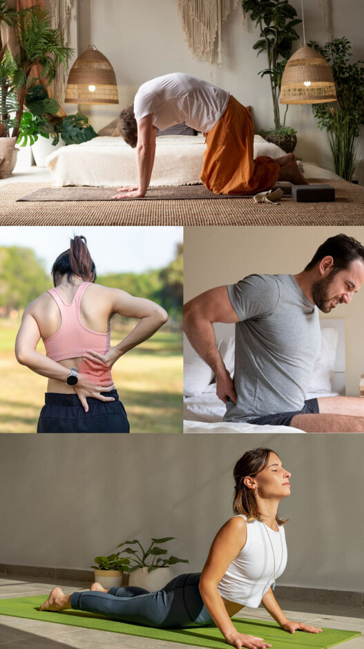 7 Yoga Poses To Cure Lower Back Pain, Stiffness, And Tension