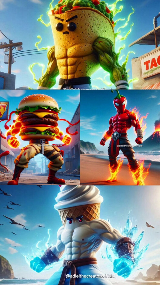 Foods As Fighters: Pizza, Cucumber, Or Ice-Cream, Check Who Scares You ...