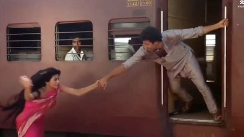 Iconic train scene from Shah Rukh Khan’s DDLJ copied from Sunny Deol’s ...