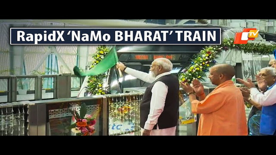 PM Modi Flags Off RapidX Train – NaMo Bharat, Launching India’s Regional Rapid Transit System In UP