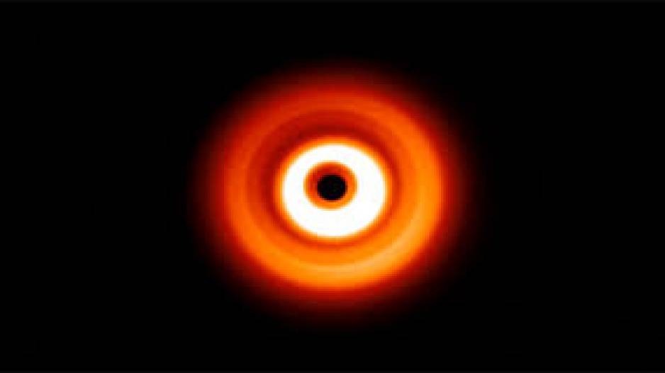 Hubble detects shadow play caused by possible planet