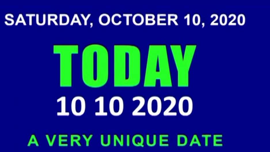 A picture of 10th day of October 2020 10 10 2020 has been trending on ...