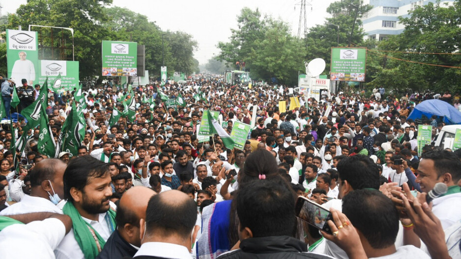 BJD Takes Out Motorcycle Rally In Bhubaneswar To Protest Price Rise ...