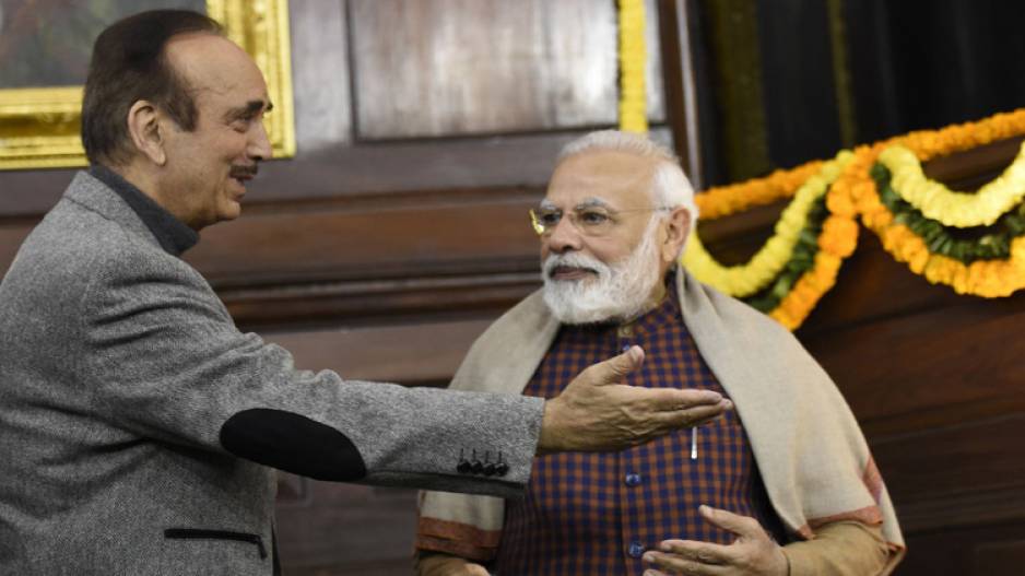 Azad says forced to leave Cong, praises Modi for showing humanity