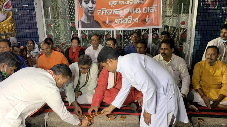 BJP Lights Fight For Justice To Mamita Meher On Diwali