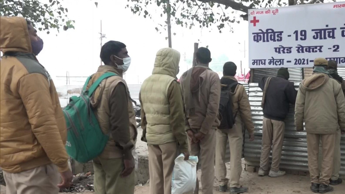7 Cops On Magh Mela Duty Test Covid Positive
