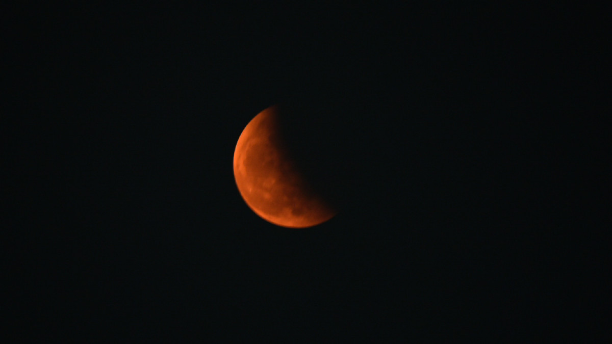 Lunar eclipse on Kumar Purnima; flag changing ritual timing at Goddess ...