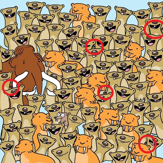 Only 1% of people with sharp eyes can find five acorns in 10 secs in ...