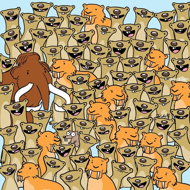 Only 1% of people with sharp eyes can find five acorns in 10 secs in ...